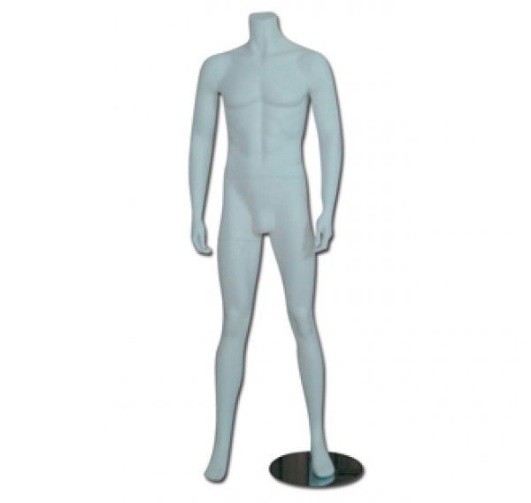 Herremannequin uden hoved, Model D 174 cm, Mathvid| ManneQ.com leverer